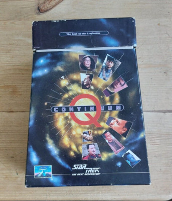 Star Trek The Next Generation Q Continuum 3 Video Box Set 1994 In v/g ...