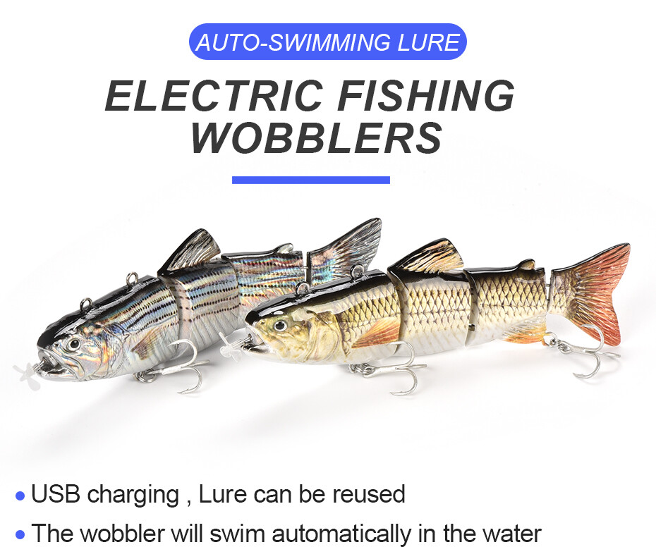 5" Electric Live bait Swimming Robotic Fishing Lure Special for RedFish ...