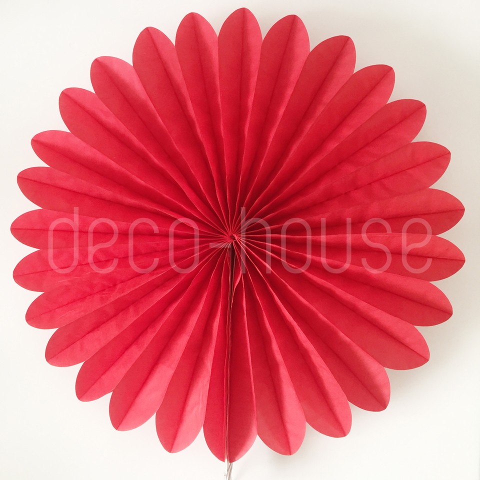 Tissue Paper Flower Hanging Fan Wedding Birthday Garland Party Decor ...