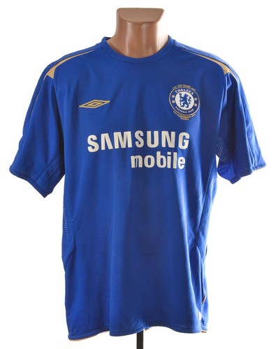 CHELSEA 2005/2006 CENTENARY HOME FOOTBALL SHIRT JERSEY UMBRO SIZE XL ...