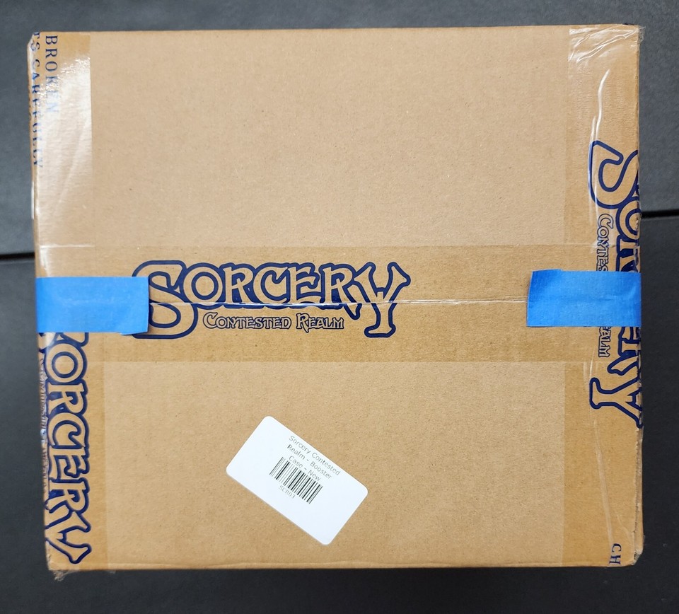 Sorcery: Contested Realm TCG Kickstarter Alpha Booster Box CASE EMPTY ...