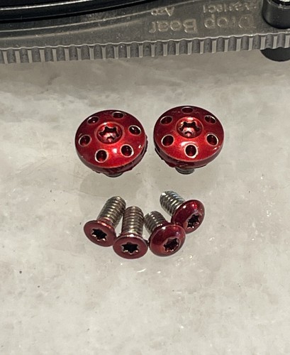 Red Stainless Torx Screws For Kizer Drop Bear Knife Pivot Scale ...