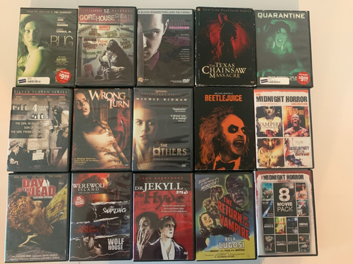 Lot Of 45 Horror DVDs | eBay