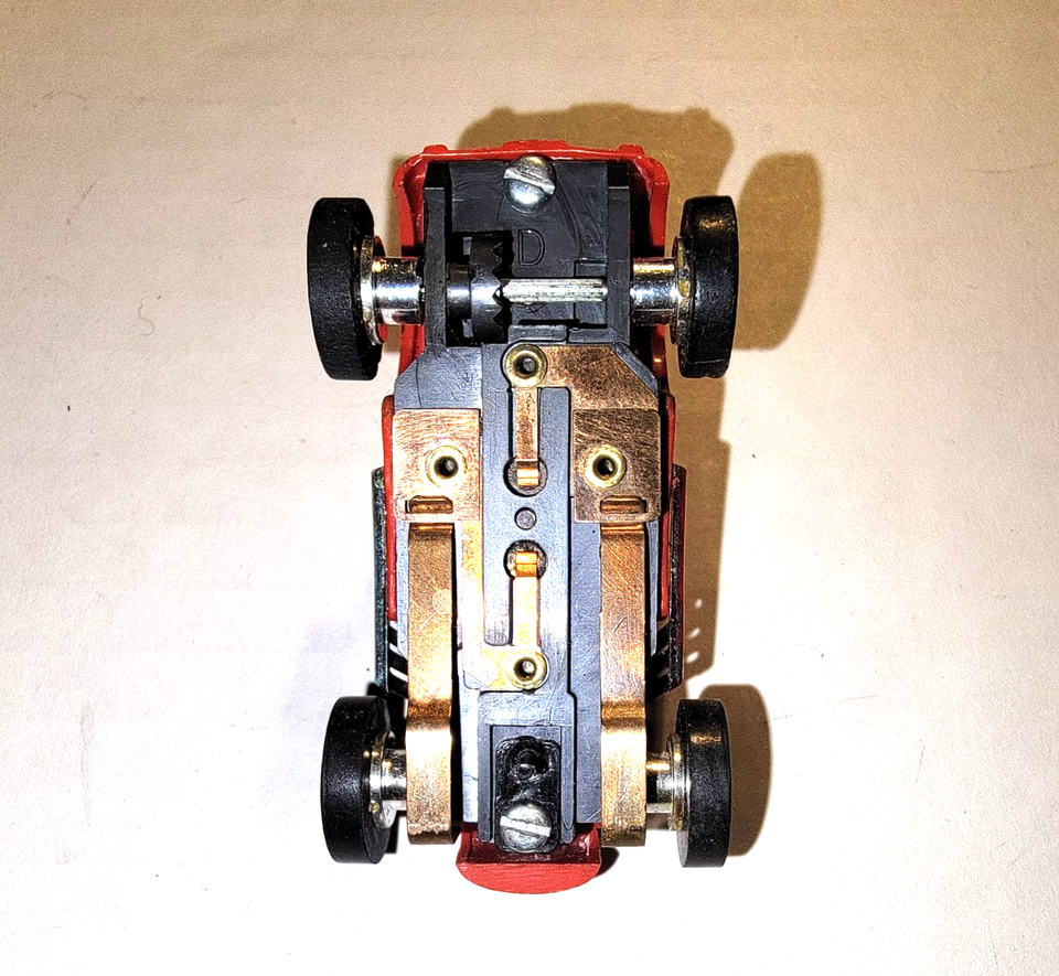 Vintage Aurora Thunder-Jet Red Hot Rod Coupe No. 1366 Solid Rivet HO ...