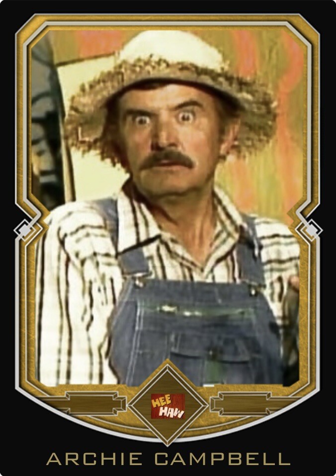 Custom Novelty 6 Card Set Classic TV Hee Haw Blank Backs | eBay