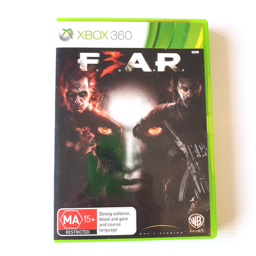 Fear Xbox 360 Microsoft Video Game F.3.A.R. PAL Made In Europe ...