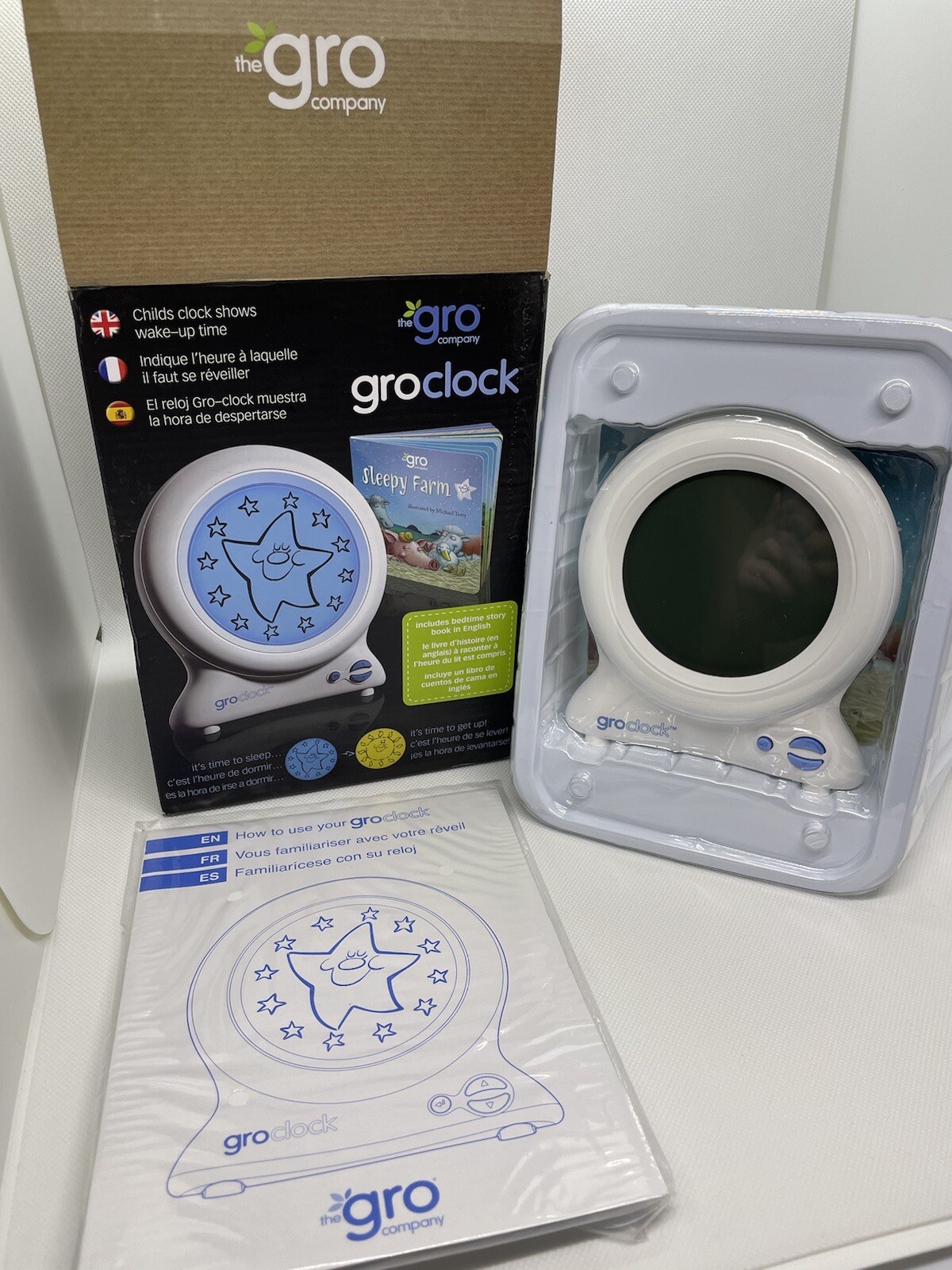 Tommee Tippee Groclock Sleep Trainer Clock - White for sale online | eBay