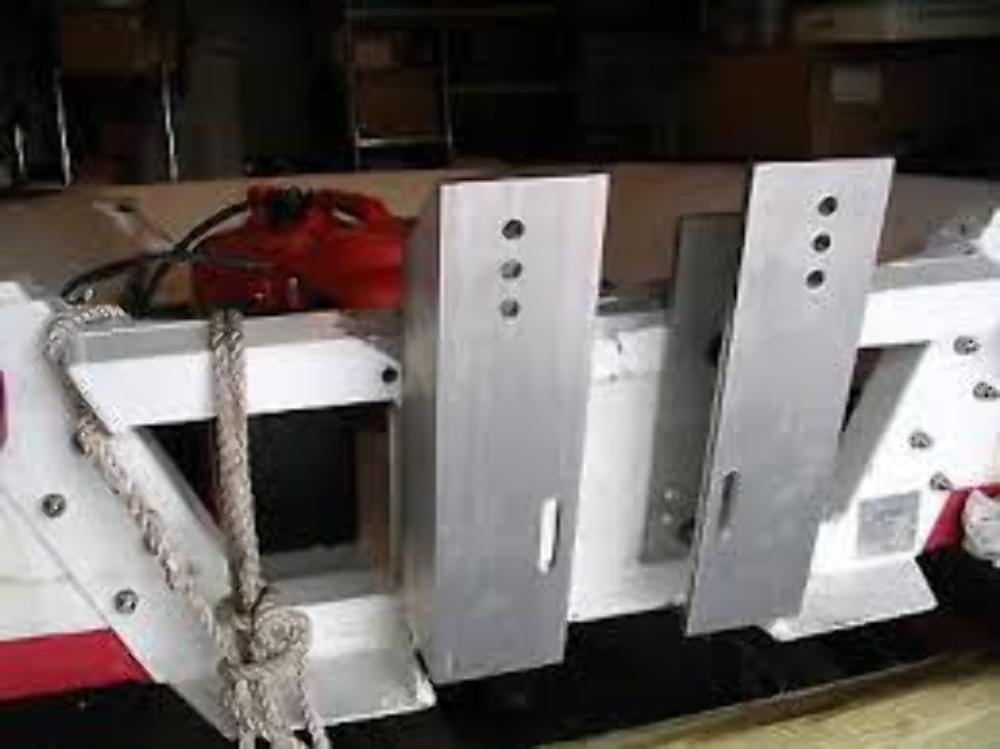 T-H Marine JP4FADP Fixed Jack Plate Hi-Jacker 4" Setback 5.5" Lift O/B ...