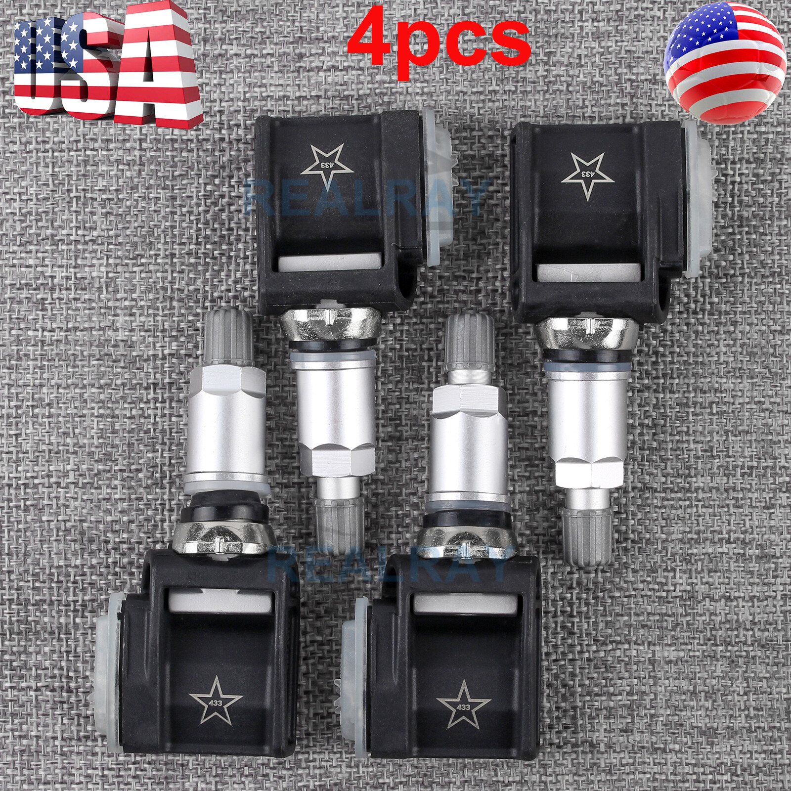 4pcs New RDC TPMS Tire Pressure Sensor for BMW 6887140 36106872803 ...