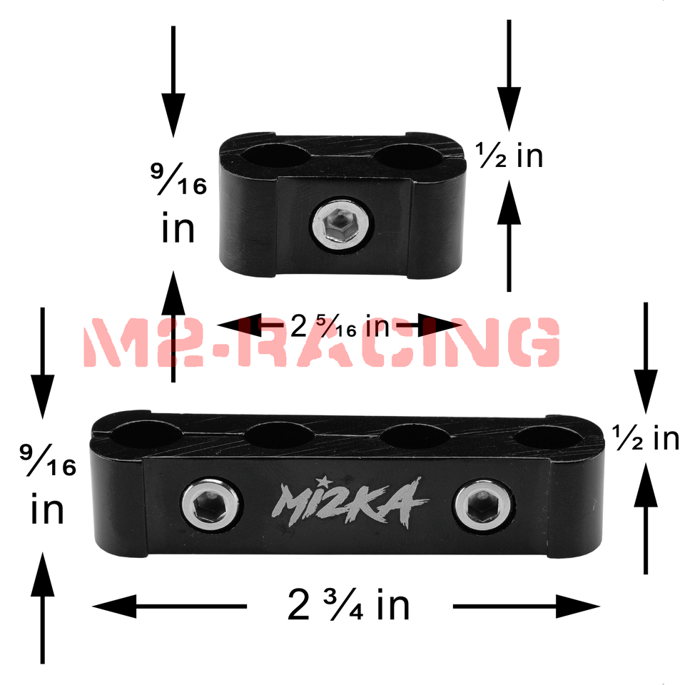 3pcs Silver Aluminum Engine Spark Plug Wire Separator Divider Organizer ...