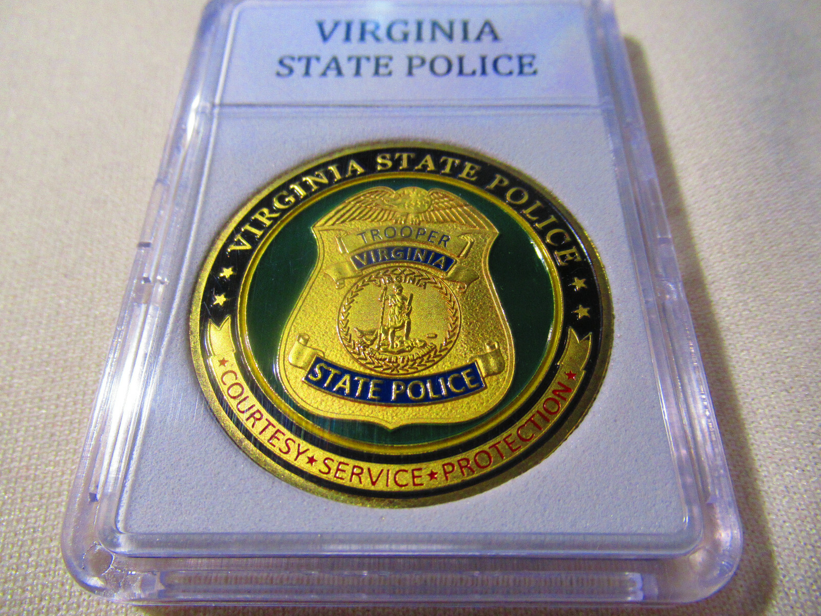 VIRGINIA STATE POLICE Challenge Coin | eBay