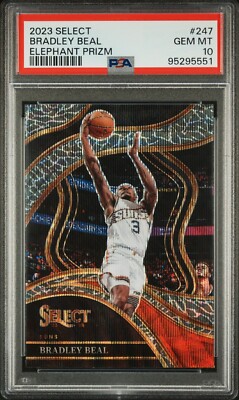 2023 NBA Panini Elephant Prizm #247 Bradley Beal Phoenix Suns PSA 10 ...