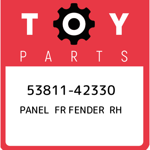 53811-42330 Toyota Panel fr fender rh 5381142330, New Genuine OEM Part ...