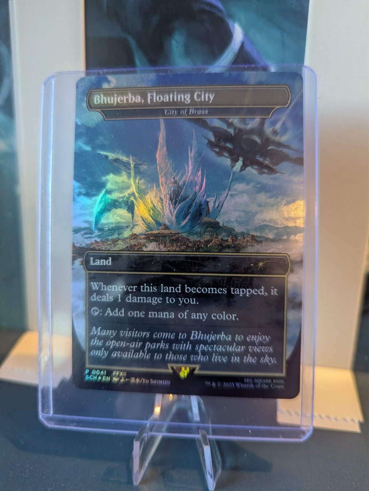 Magic MTG Bhujerba Floating City Final Fantasy Store Champs Promo Card ...