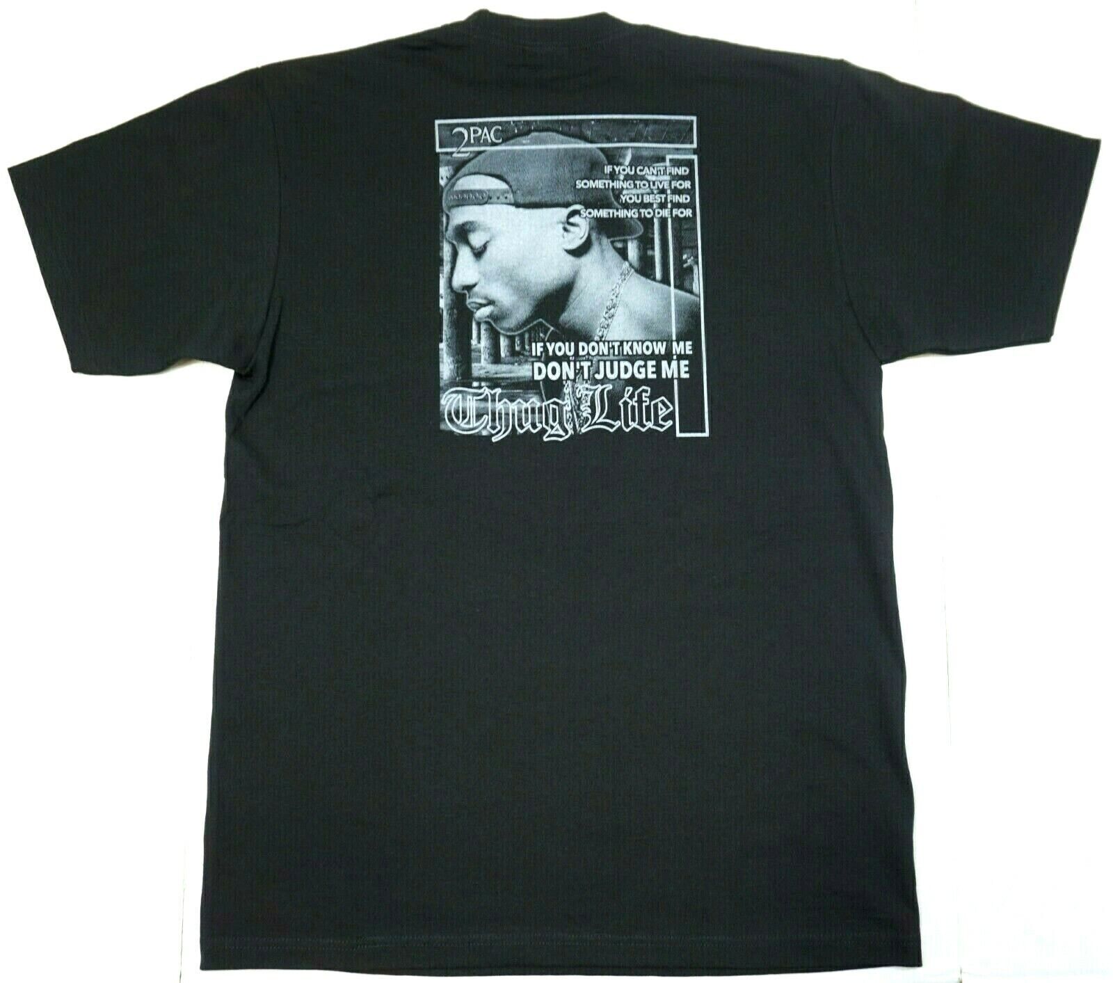 TUPAC SHAKUR T-shirt 2Pac West Coast Hip Hop Rap Tee Men's 100% Cotton ...