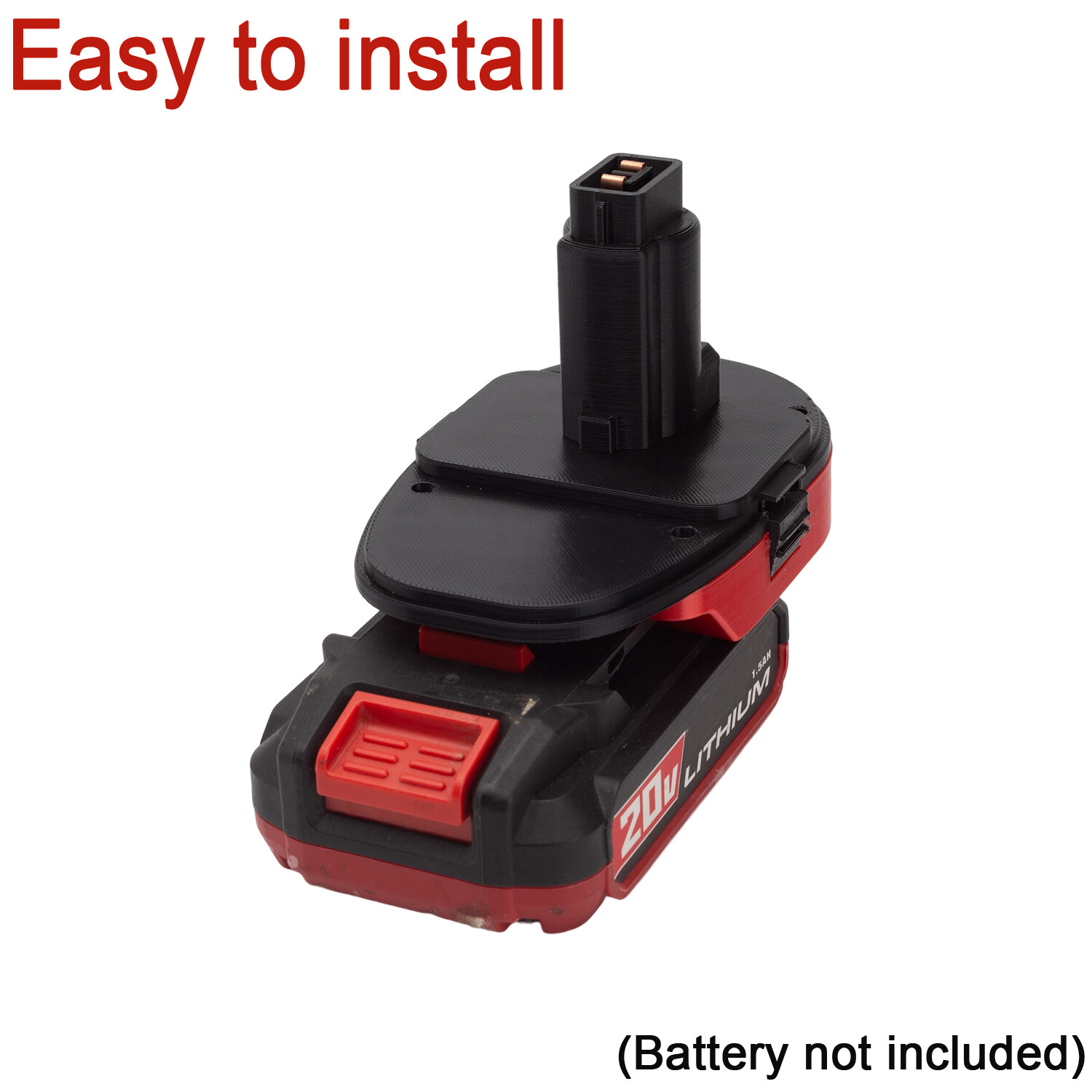 For Bauer 20V Li-ion Battery Adapter Converter to for Dewalt 18V Power ...