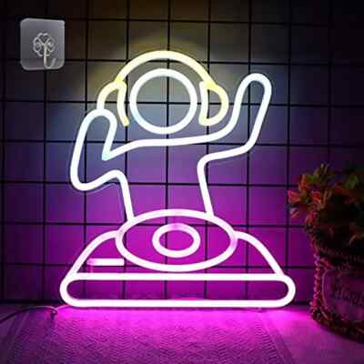 Custom made personalised dj mixer party music neon Sign LED Light | eBay UK