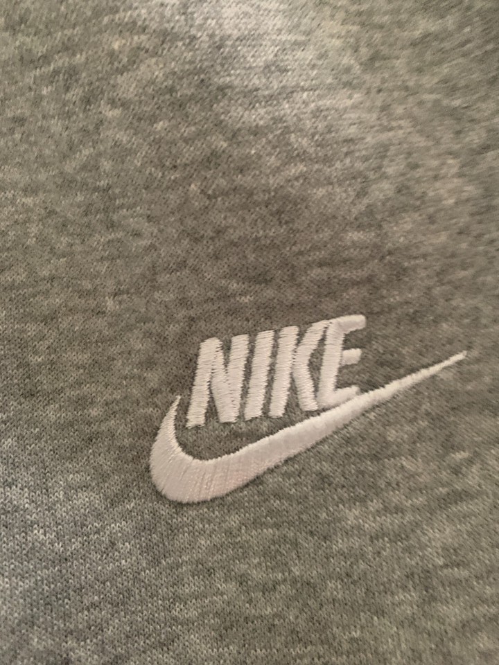 Nike Sweatpants Mens LG LARGE Light Grey Standard Fit Straight Leg ...