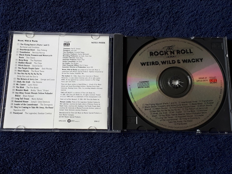 WEIRD WILD AND WACKY CD 1991 Time-Life MUSIC MINT 21 tracks oop RARE ...