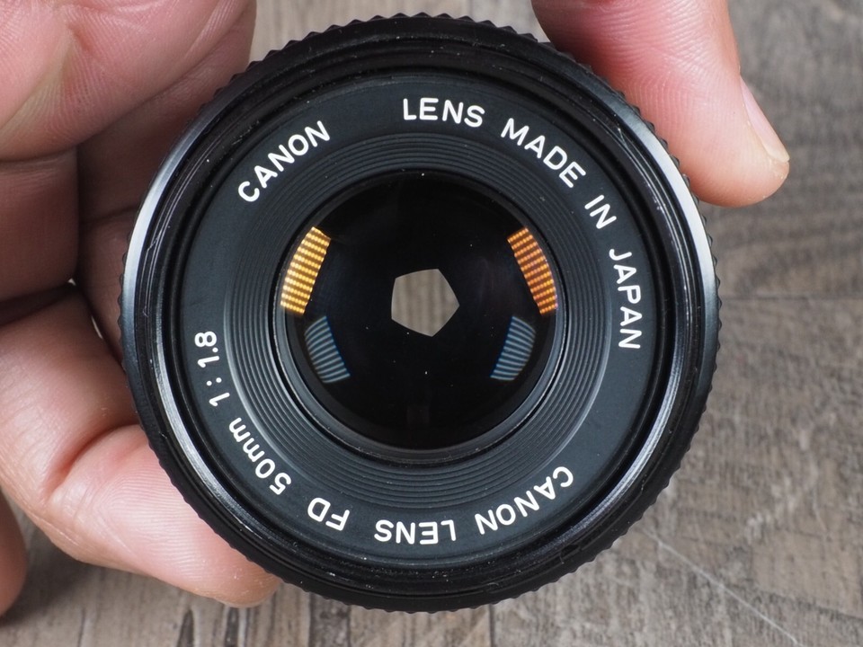 Canon FD 50mm f1.8 FAST FD 50mm f1.8 50/1.8 FD Prime Lens Canon breech ...