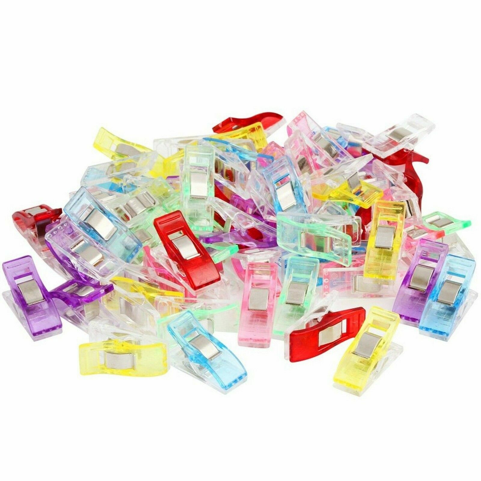 50/100Pcs Plastic Holding Clip Set Crafts Quilting Sewing Knitting ...