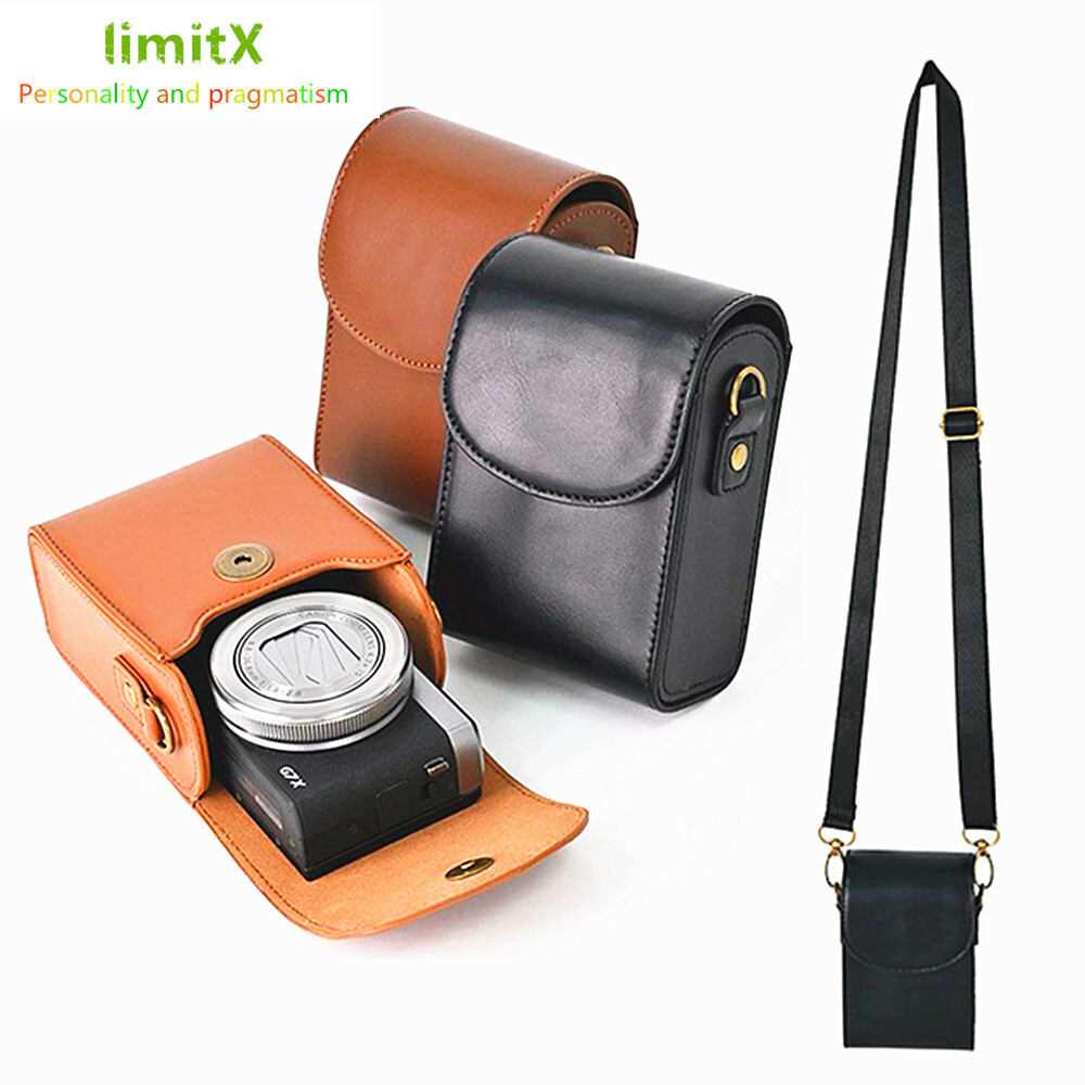 PU Leather Case Camera Bag For Sony DSC RX100 Mark VII VI V VA IV III ...