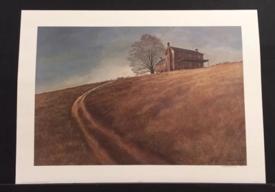 Vintage Wellington Ward Limited Edition Print “Country Road” Farm House ...
