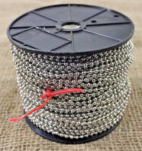 Ball Bead Chain Spool #6 Silver Color 2.84 Pounds NOS | eBay