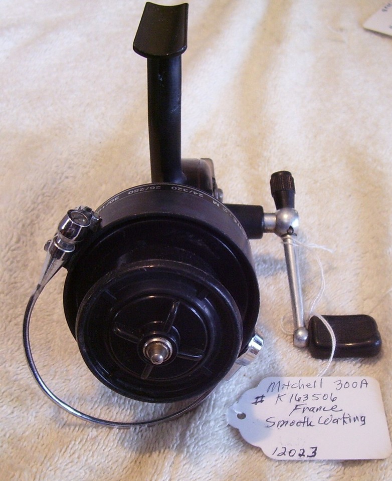 12023 VINTAGE MITCHELL 300A REEL SEE TAG NICE WORKING COND. | eBay