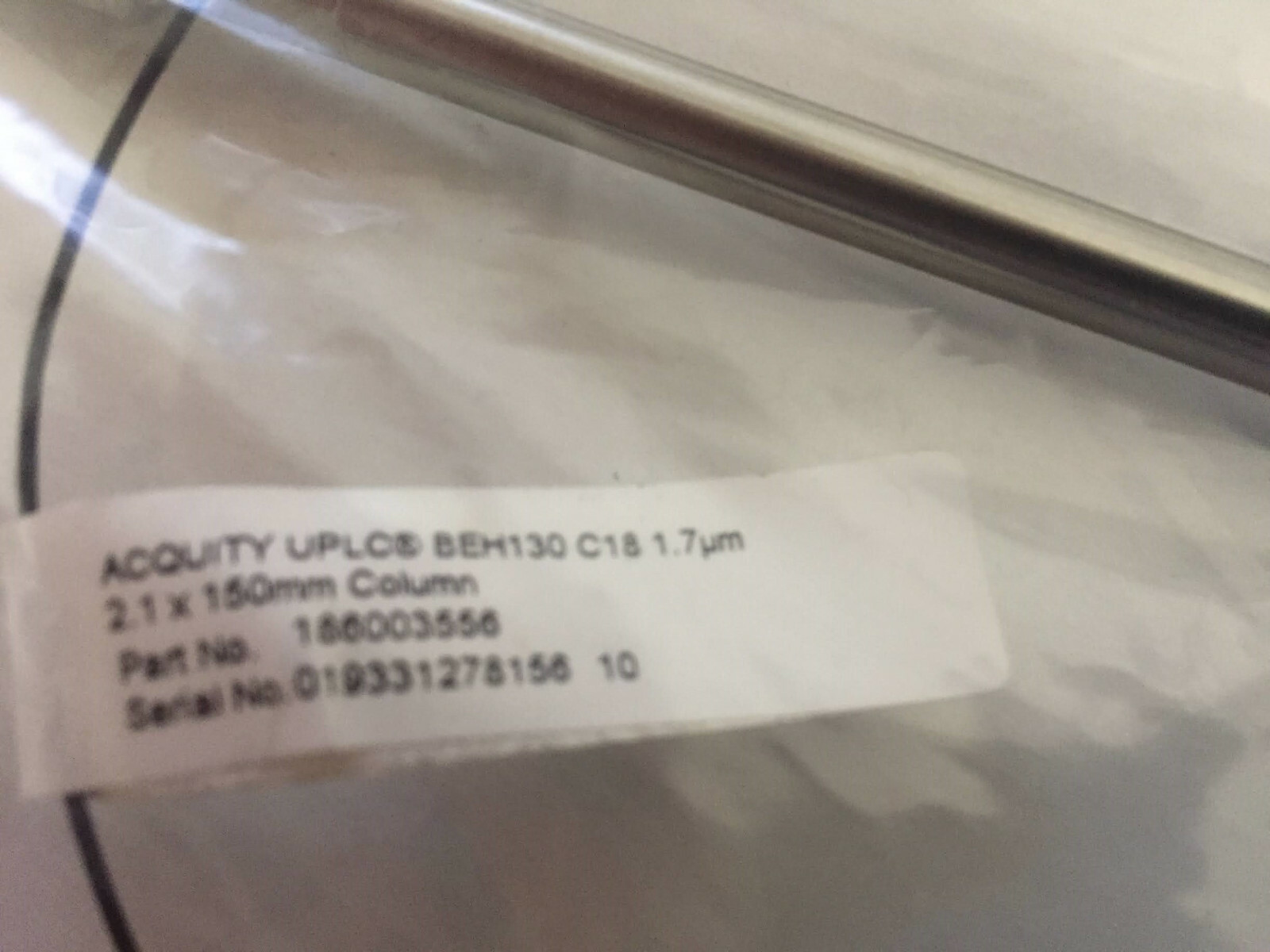 Waters ACQUITY UPLC BEH C18 1.7um 2.1x150mm Column P/N 186002356 | eBay