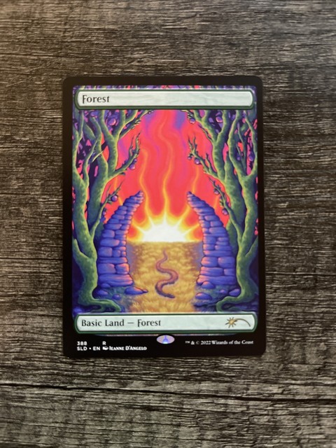 MTG Forest Secret Lair - The Astrology Lands: Taurus 388 Regular Land ...