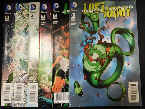 GREEN LANTERN LOST ARMY 1-6 DC COMIC SET COMPLETE CULLEN BUNN SAIZ 2015 ...