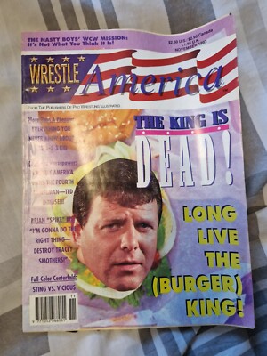 Wrestle America Magazine November 1993 WWF WCW retro wrestling | eBay UK