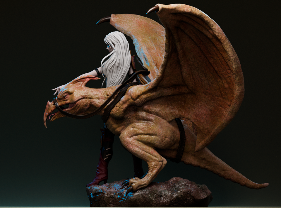 Heavy Metal Taarna Resin Figure | eBay