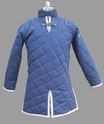 Medieval Thick Padded Gambeson Quilted Armor Aketon Jacket SCA Larp ...