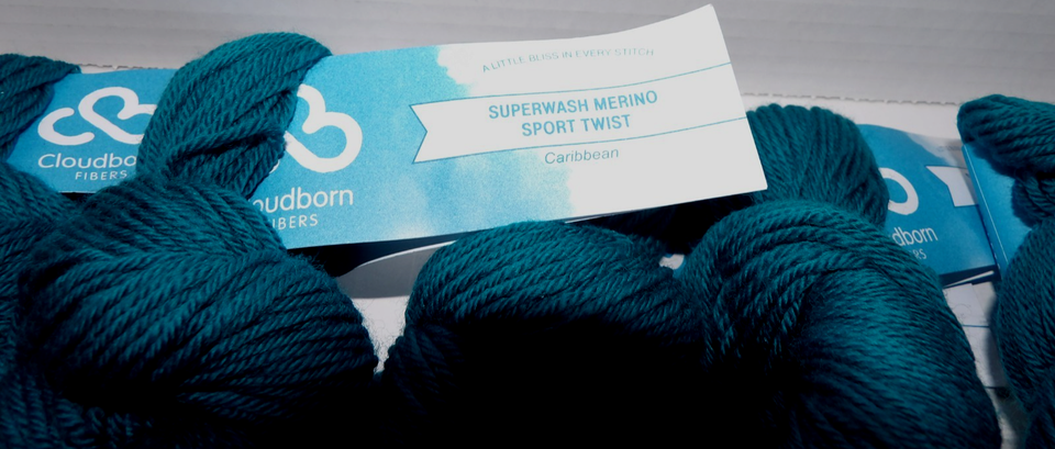 5 New Cloudborn Fibers Superwash Merino Wool Sport Twist Yarn 50g/200yd each | eBay