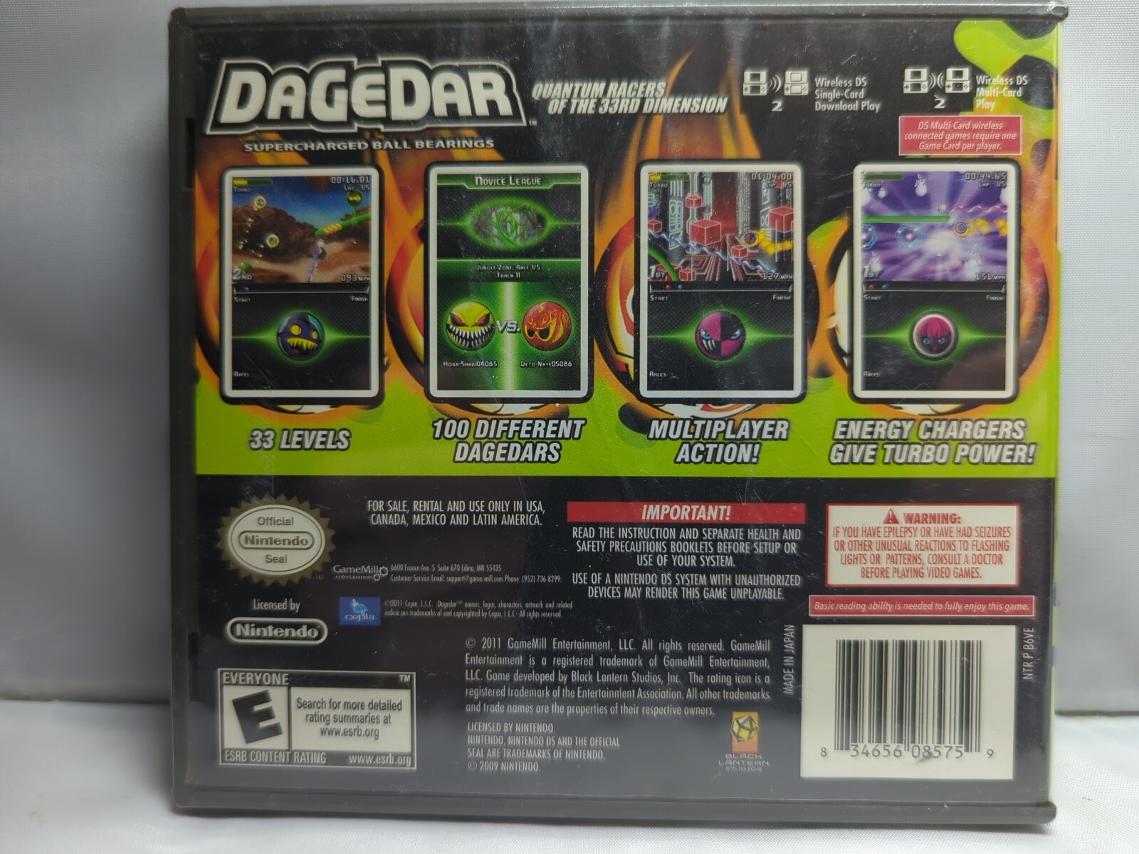 SEALED NEW DaGeDar (Nintendo DS, 2011) COMPLETE IN BOX CIB 834656085759 | eBay