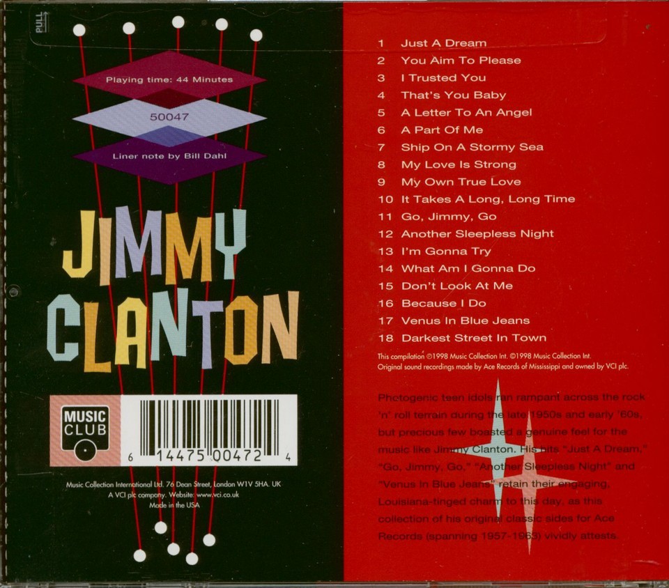 Jimmy Clanton - This Is Jimmy Clanton (CD) - Rock & Roll | eBay