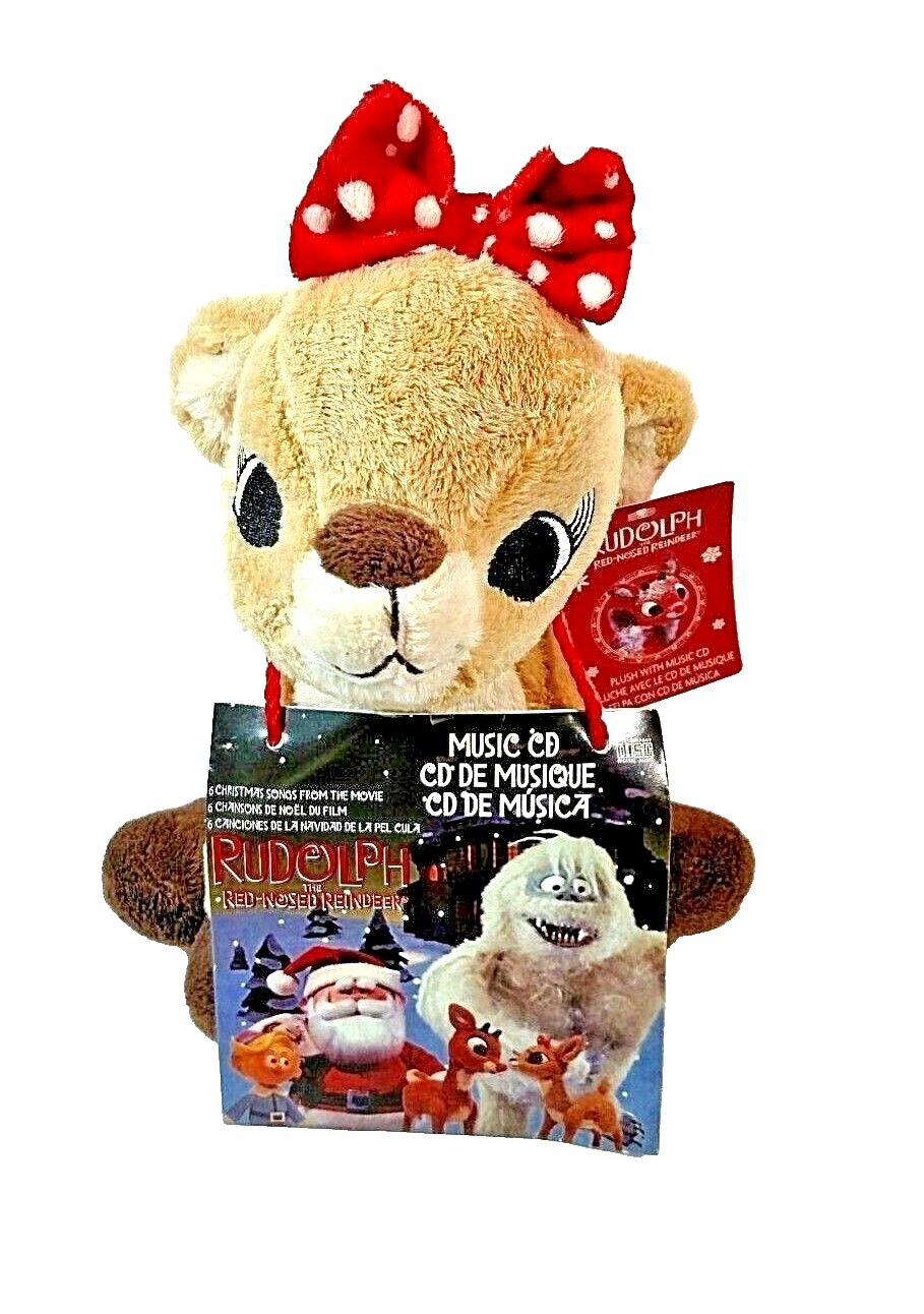 Clarice Plush + CD Rudolph the Red Nosed Reindeer 10" Dan Dee ...