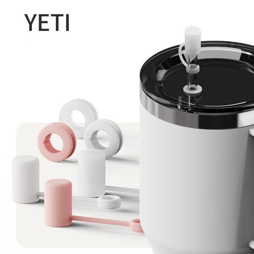 Splash Proof Silicone Straw Tips Cover for Yeti/Stanley Cup 40oz/ 30oz Bar | eBay Australia