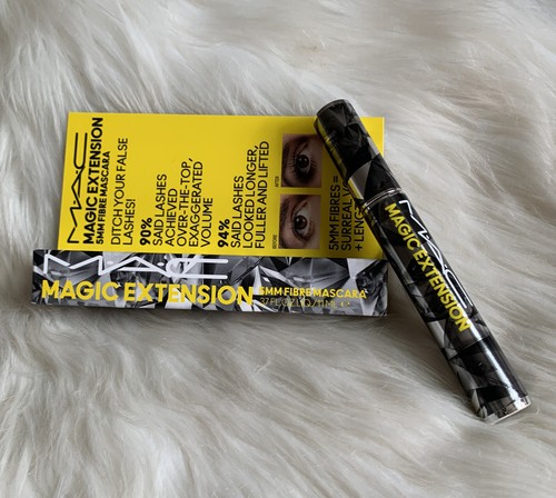 MAC Magic Extension 5mm Fibre Mascara Extensive Black 0.37oz/11ml Full ...