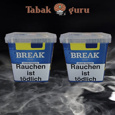 Break Blue / Blau Volumentabak Giga Box 2x 205g | eBay