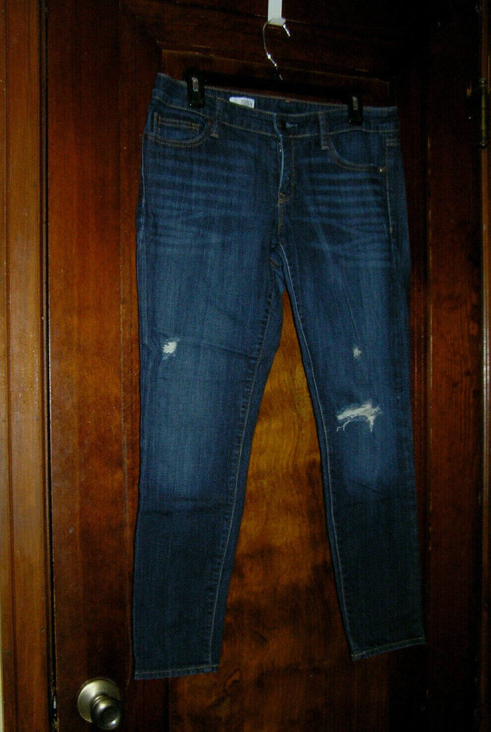 GAP 1969 ALWAYS SKINNY RIPPED TORN JEANS TOPAZ WASH S… - Gem