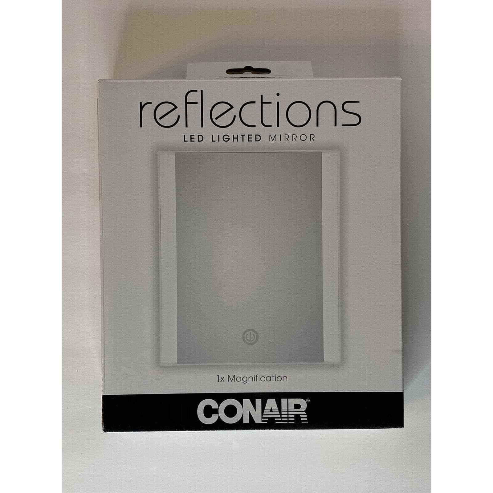 Conair Reflections Makeup Mirror LED Lighted Collection 1X Slim On The ...