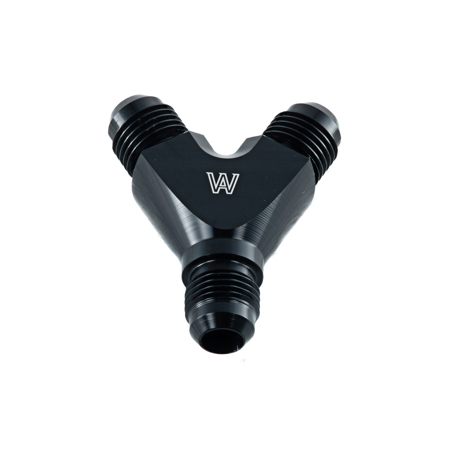 -6AN 6AN "Y" Block Flare Fuel Line Hose Fitting Junction Coupler 6 AN ...