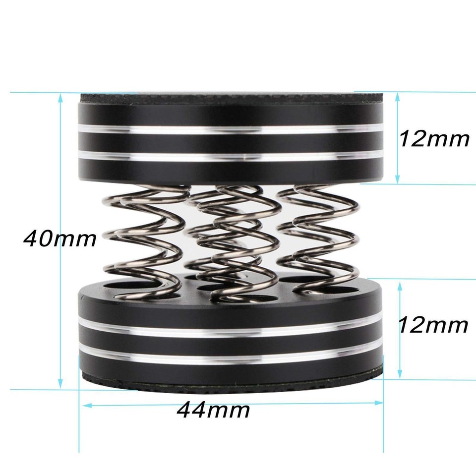 4pcs Hi-Fi Speaker Turntable Isolation Stand Feet Spring Shock Absorber ...
