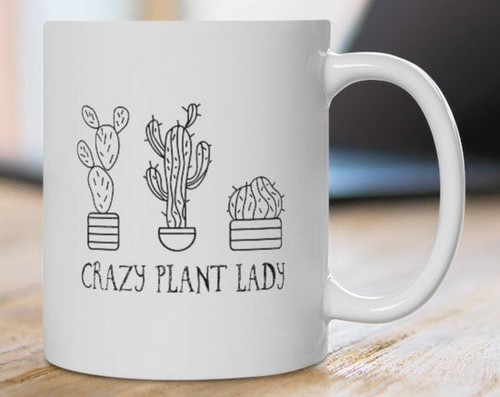 Crazy Plant Lady Mug Plant Lover Mug Funny Botanist Gift House Plants ...