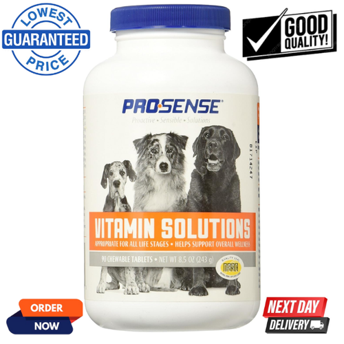 ProSense Vitamin Solutions 90 Count, Chewable Tablets for Dogs, Helps ...