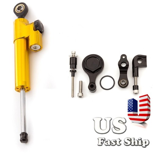 for Yamaha YZF R1 R6 2006-2018 Steering Damper Stabilizer Linear ...