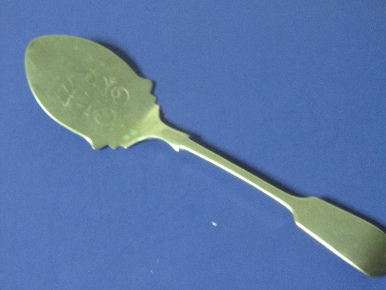 VINTAGE BENGAL SILVER DANIEL & ARTER JAM/PRESERVE SPOON HALLMARKED ...